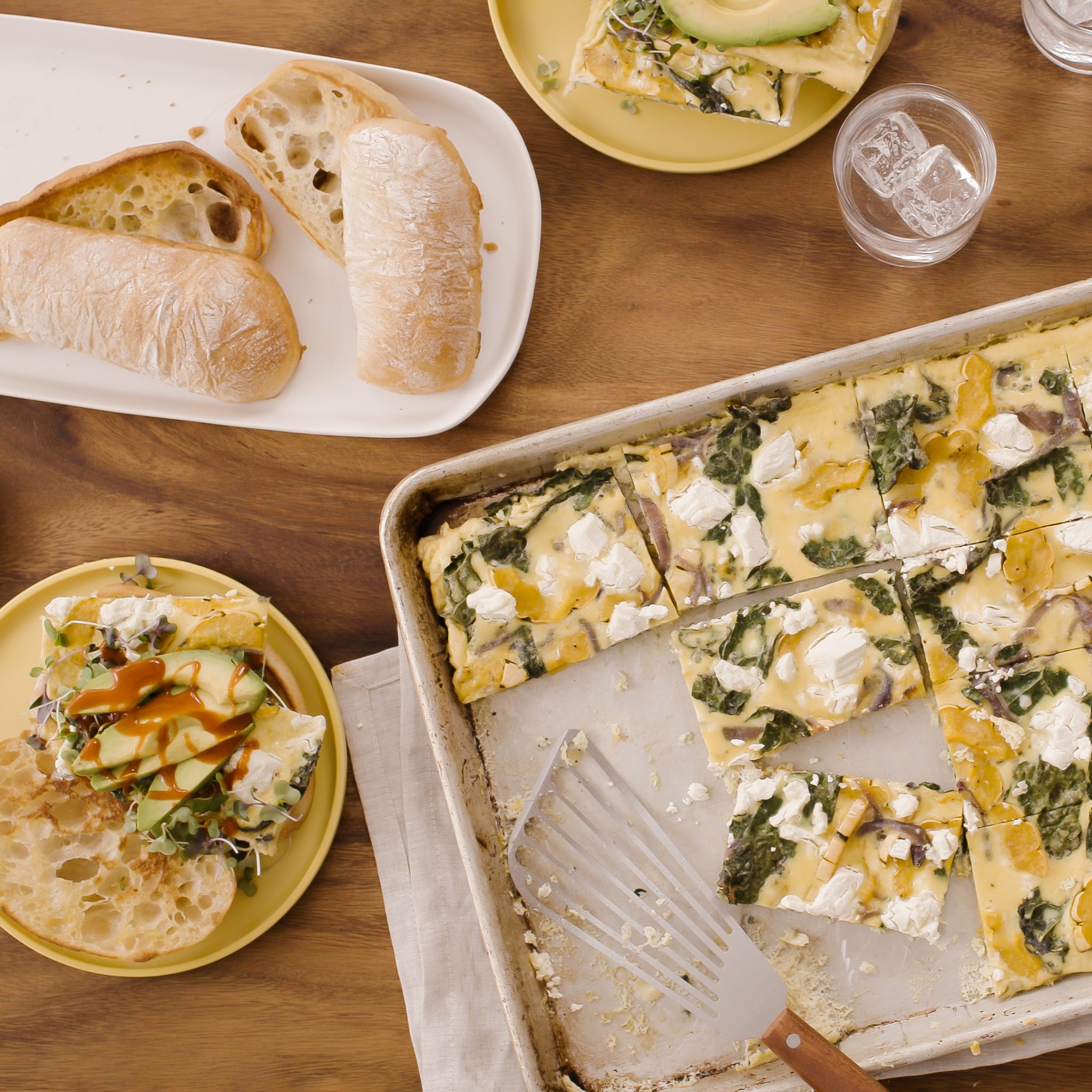 Winter Squash Sheet Pan Frittata Sandwiches - Misfits Market