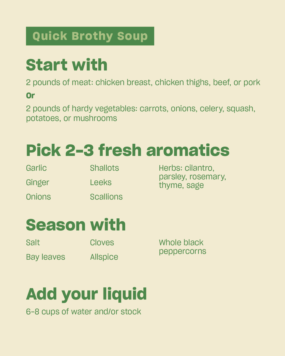 Our Soup Guide - Misfits Market