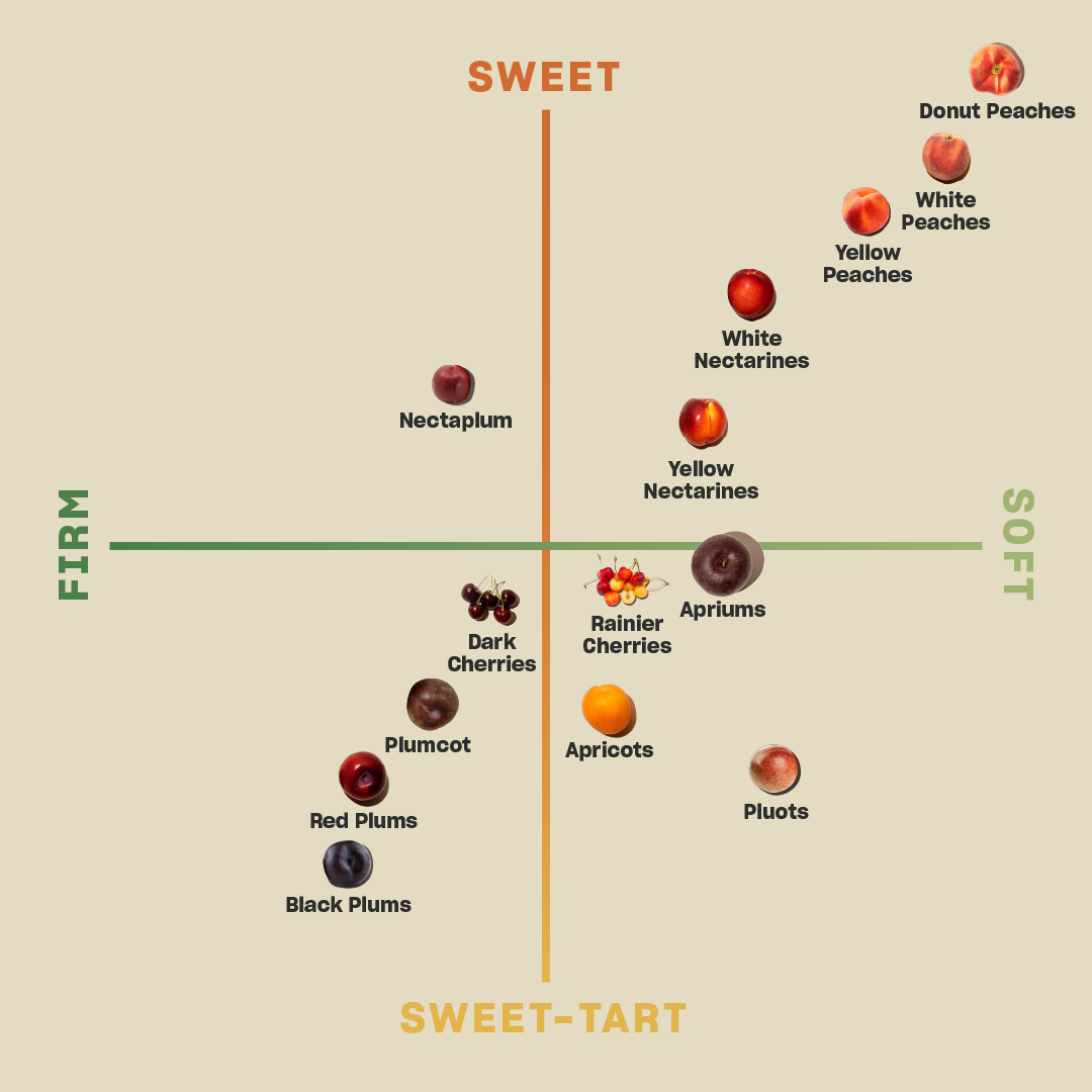 Stone Fruit Varieties & Flavors: A Guide to Peaches, Plums, Apriums ...